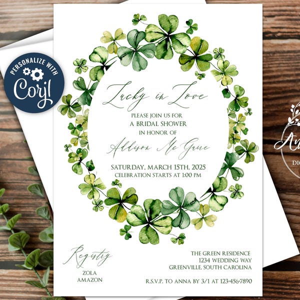 Irish Invitation - Etsy