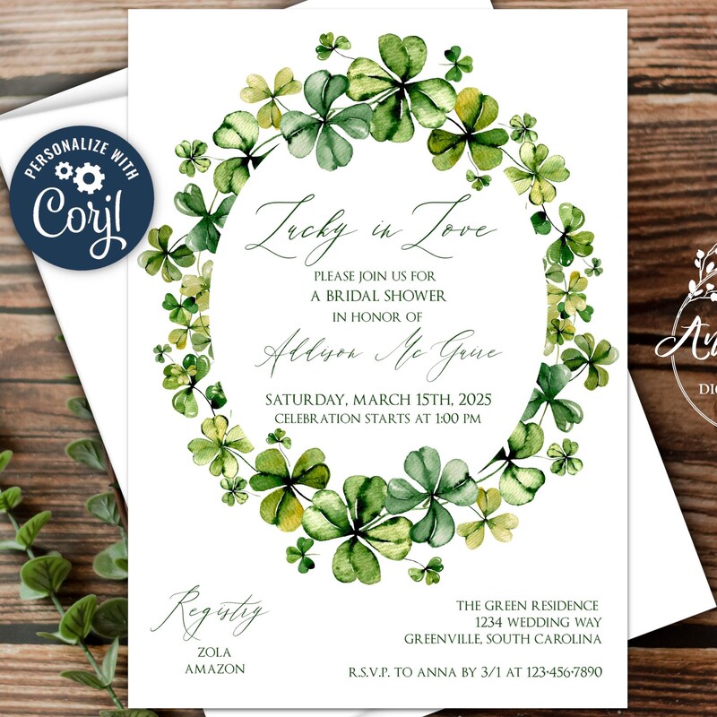 Irish Invitation - Etsy