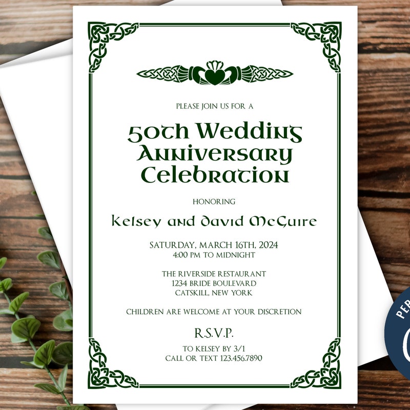Irish Invitation - Etsy