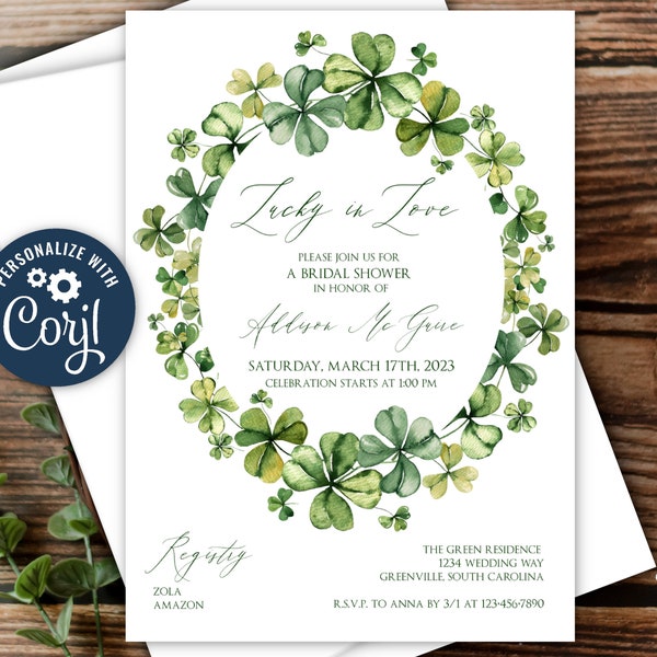 Irish Invitation - Etsy