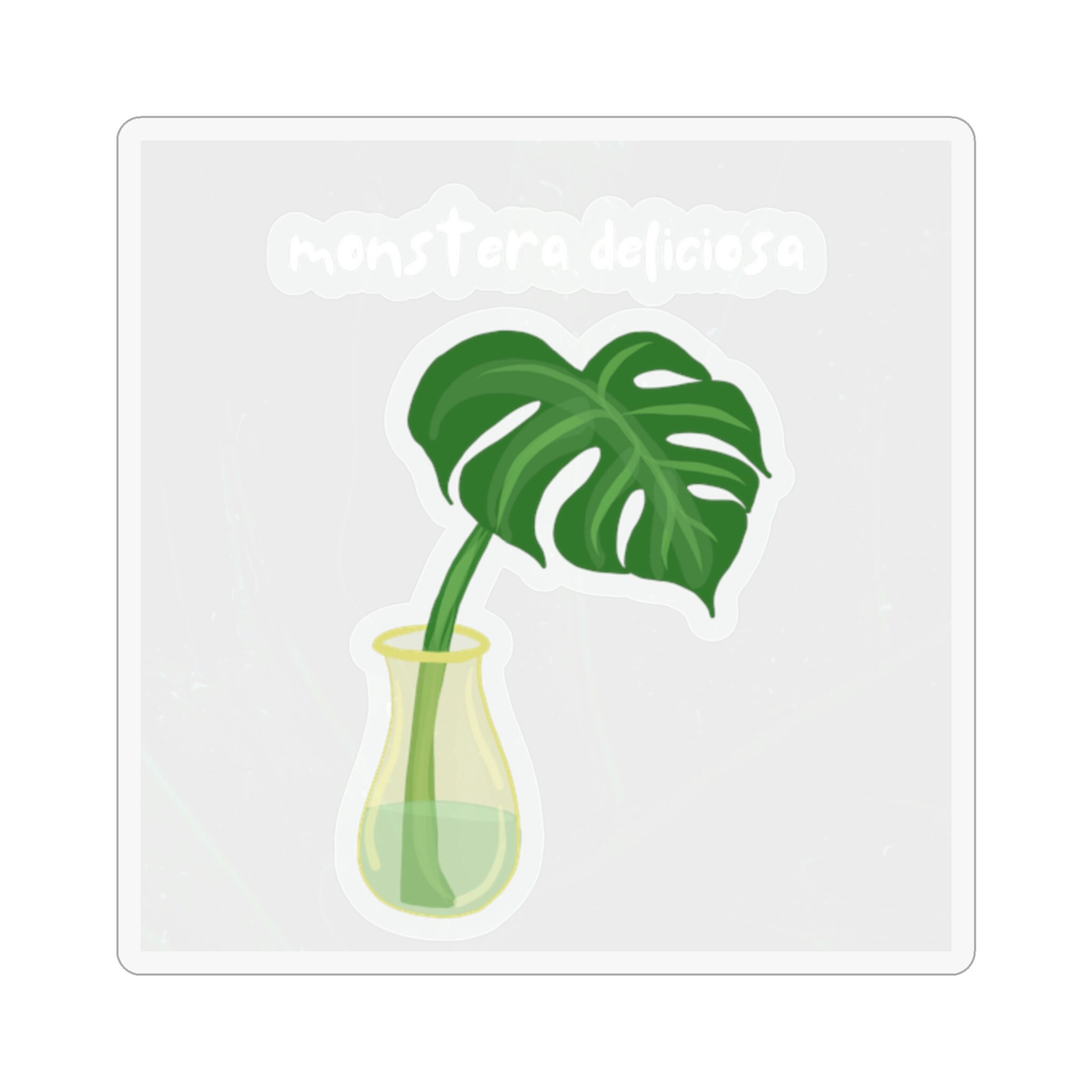 Monstera Stickers, Waterproof Sticker, Monstera Sticker, Plant Sticker ...