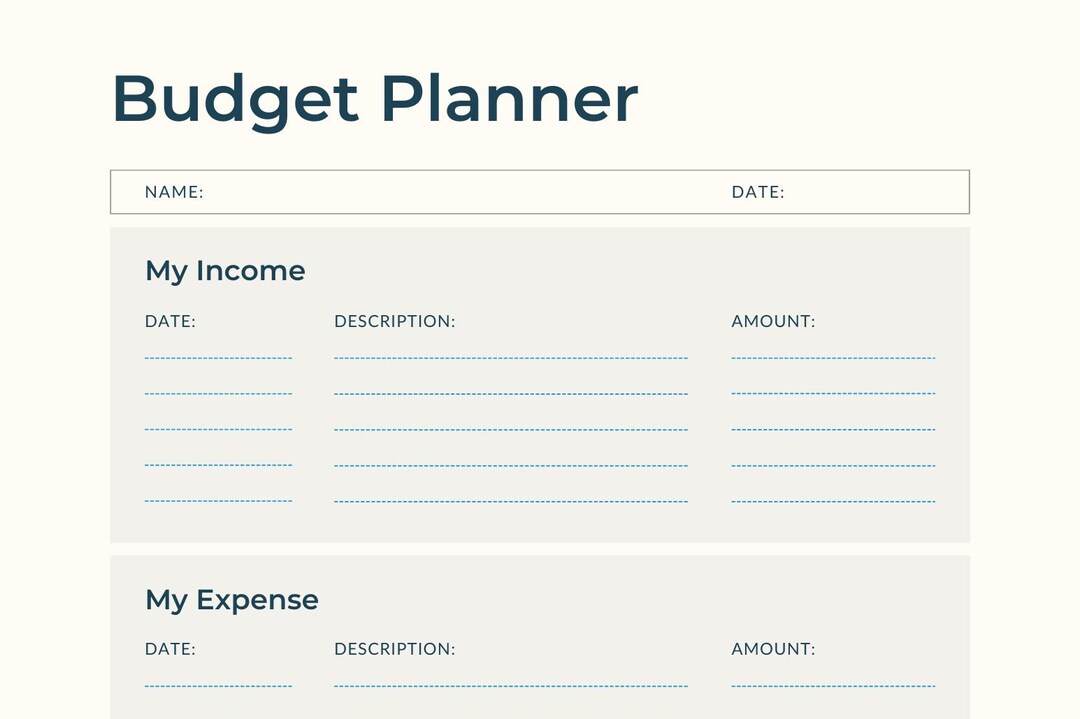 Budget Journal, Digital Budget Planner, Finance Tracker, Finance ...