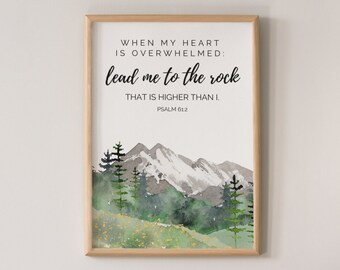 Bible Artwork, Printable Christian Art, KJV Bible Verse Print ...