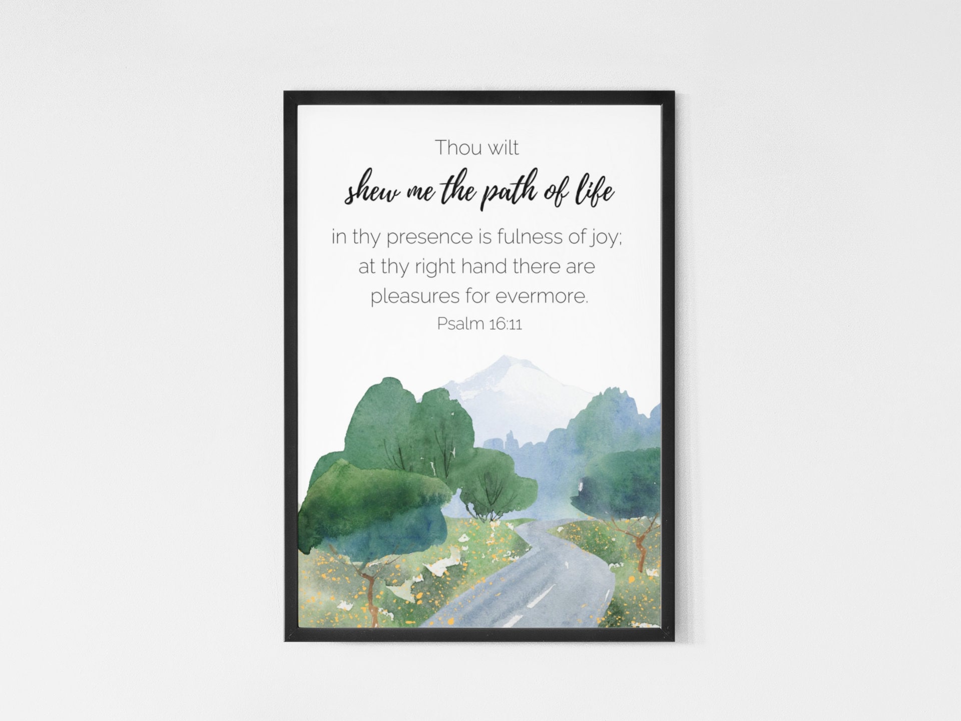 Bible Artwork, Printable Christian Wall Art, KJV Bible Art, Printable ...