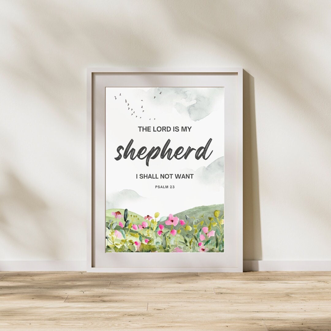 KJV Bible Art Printable Christian Art KJV Bible Verse Print - Etsy