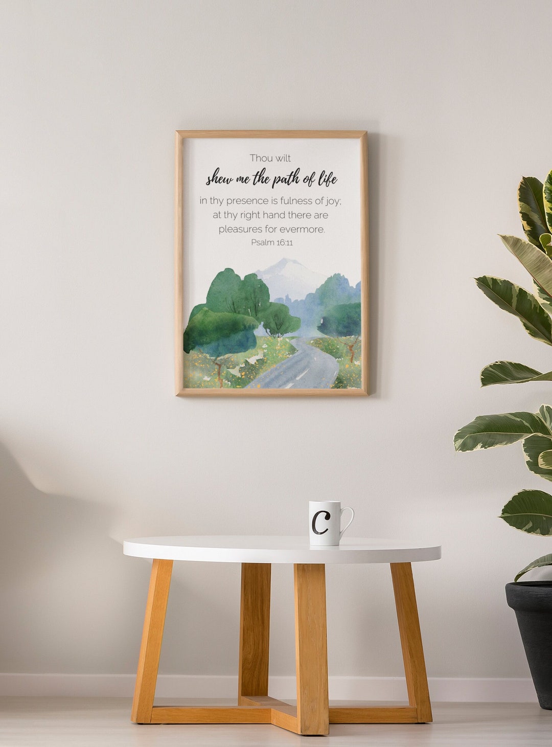 Bible Artwork, Printable Christian Wall Art, KJV Bible Art, Printable ...