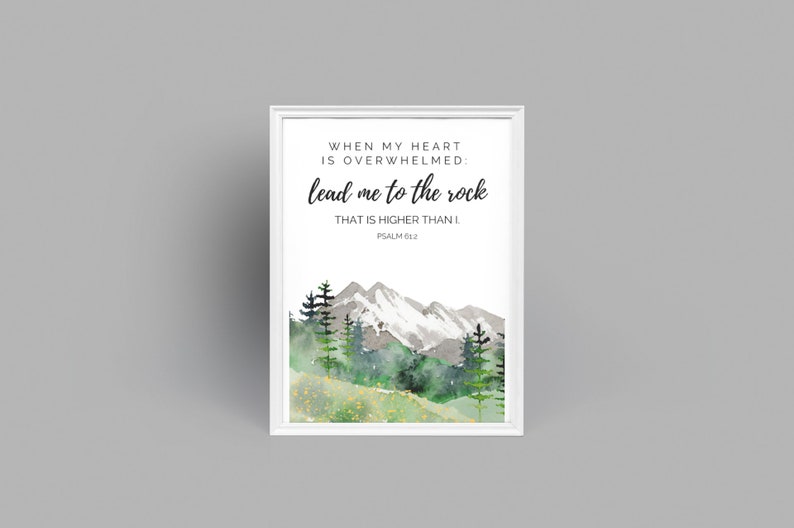 Christian Wall Art Print, Printable Christian Art, Scripture Wall Art ...