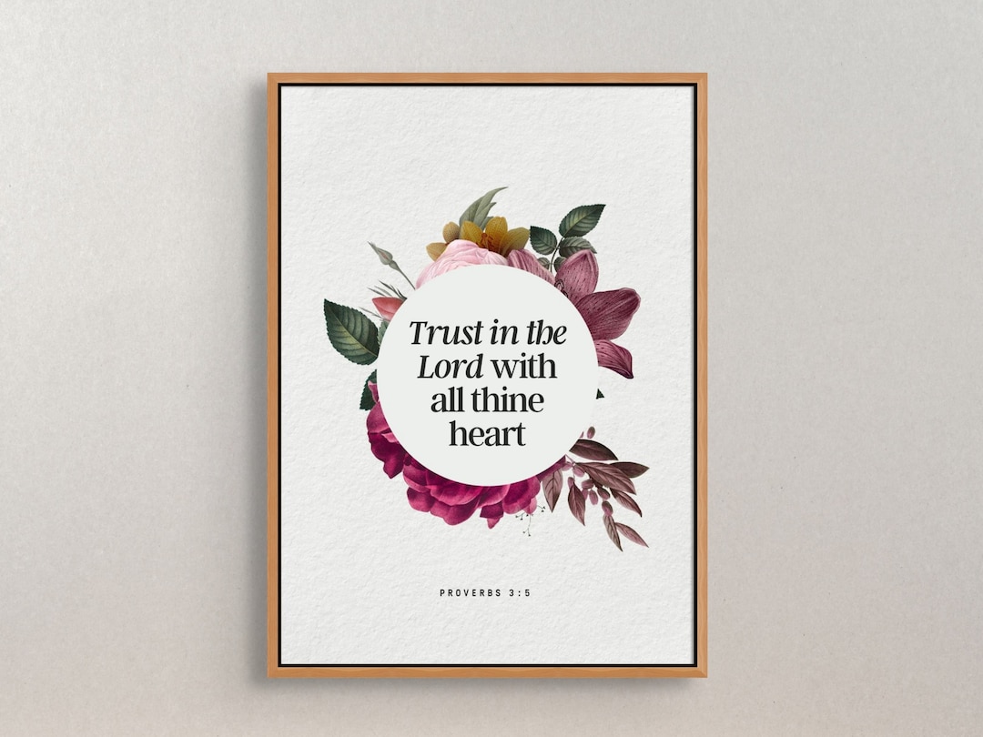 Printable Scripture Wall Art, KJV Wall Art, Printable Bible Verse, KJV ...