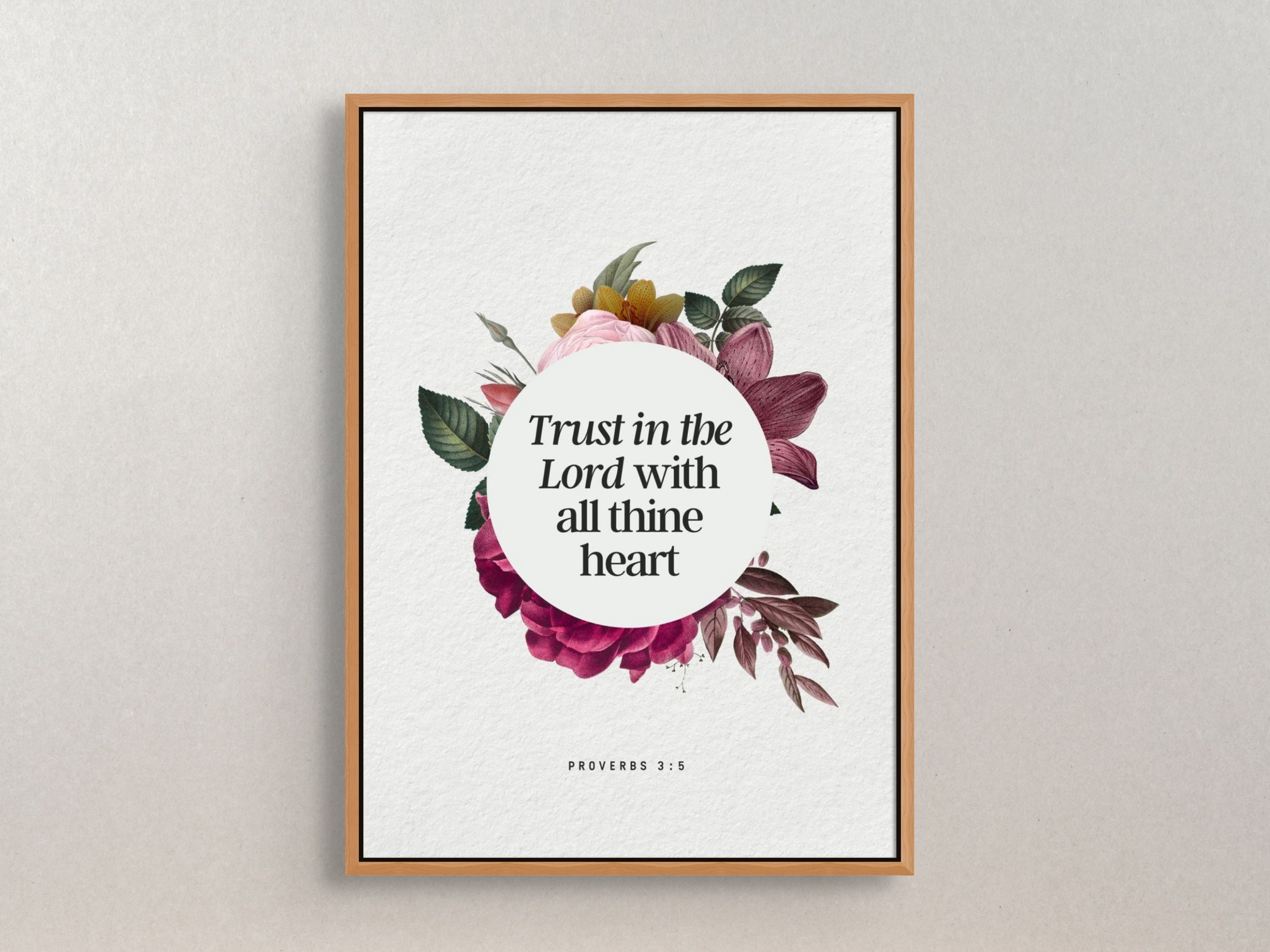 Printable Scripture Wall Art, KJV Wall Art, Printable Bible Verse, KJV ...