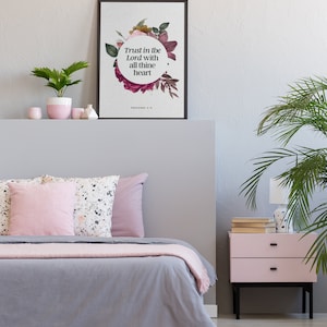 Printable Scripture Wall Art, KJV Wall Art, Printable Bible Verse, KJV ...