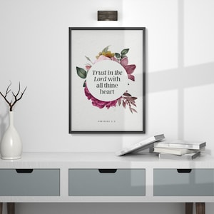 Printable Scripture Wall Art, KJV Wall Art, Printable Bible Verse, KJV ...