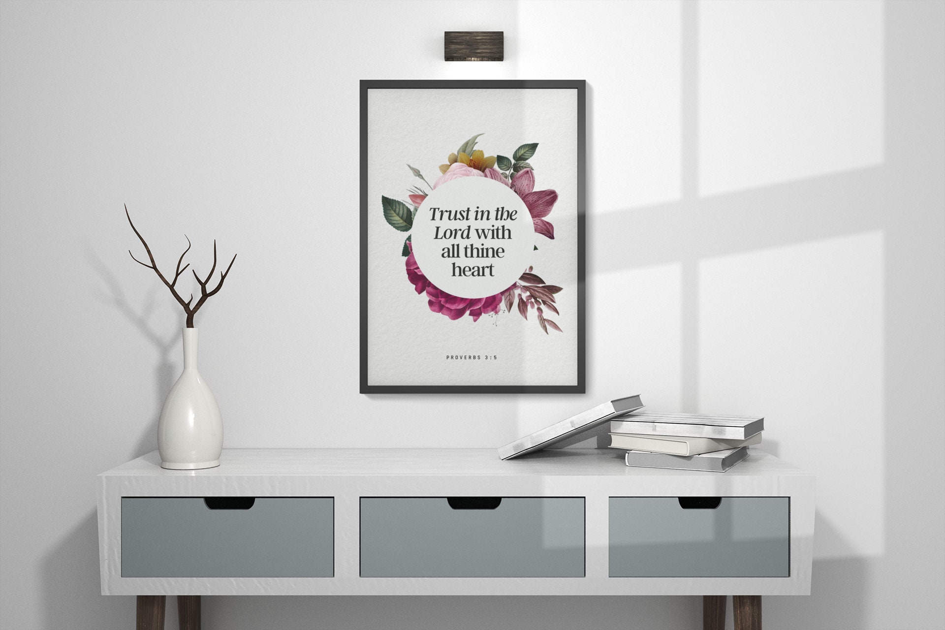 Printable Scripture Wall Art, KJV Wall Art, Printable Bible Verse, KJV ...