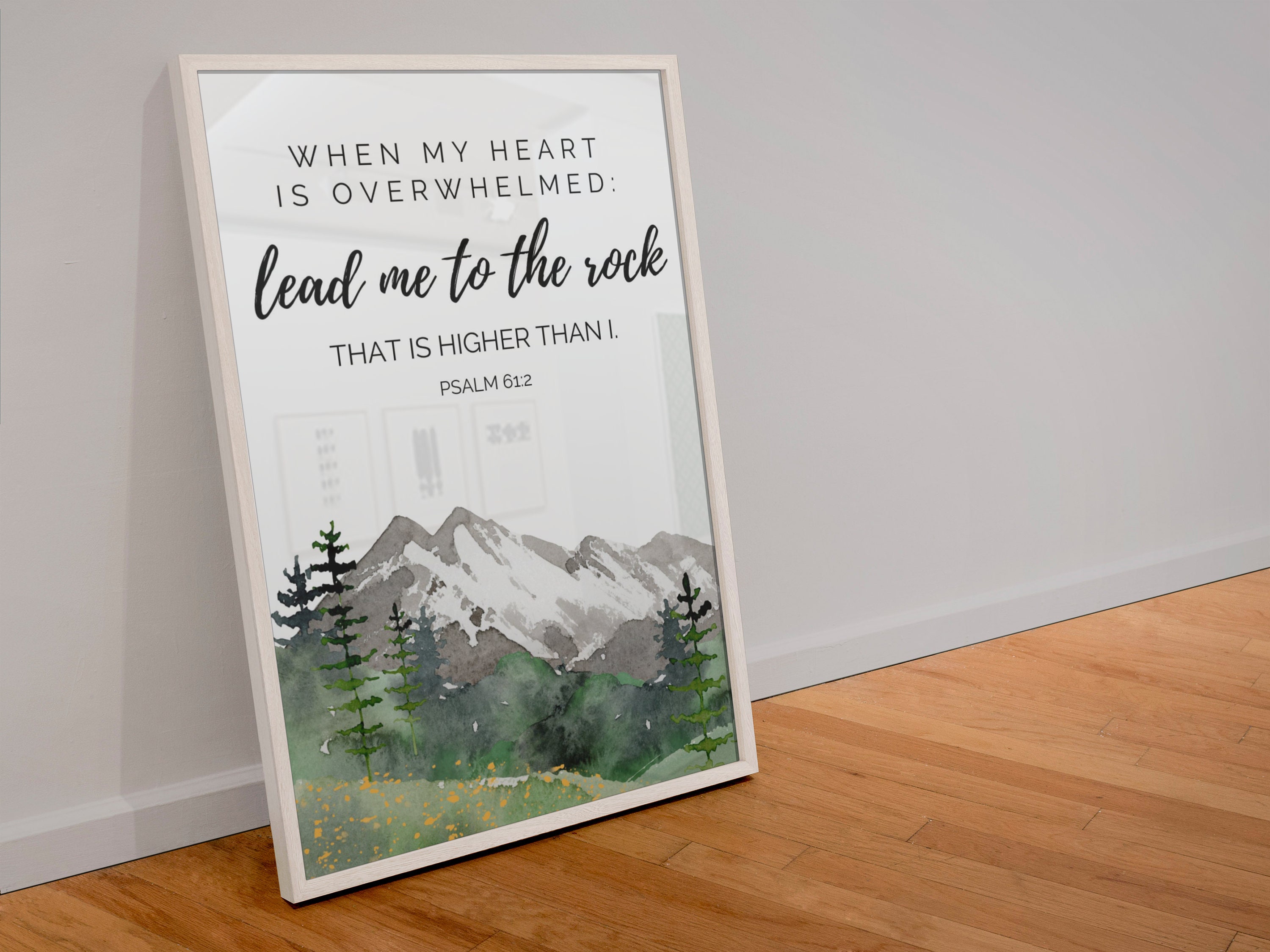Christian Wall Art Print, Printable Christian Art, Scripture Wall Art ...