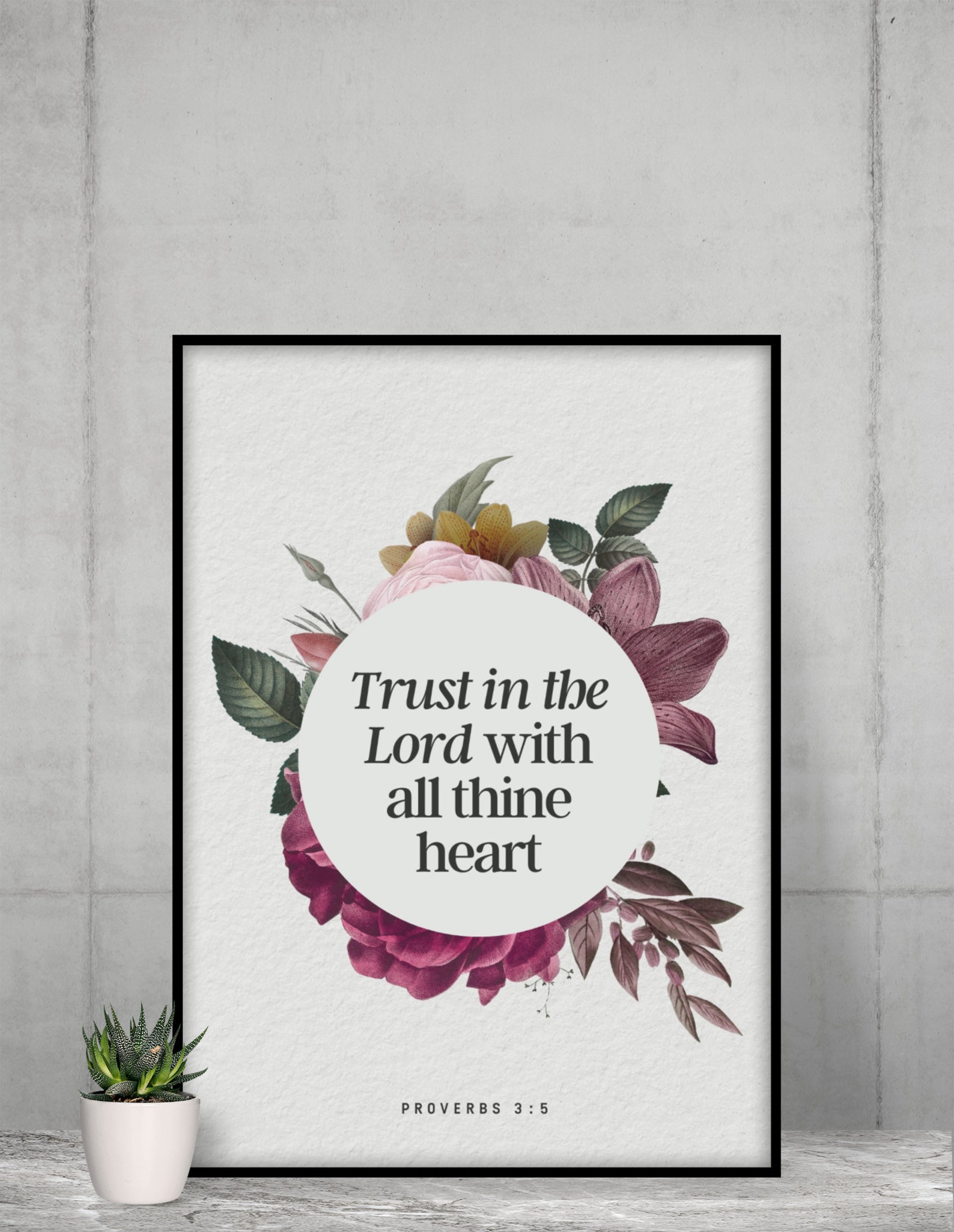 Printable Scripture Wall Art, KJV Wall Art, Printable Bible Verse, KJV ...