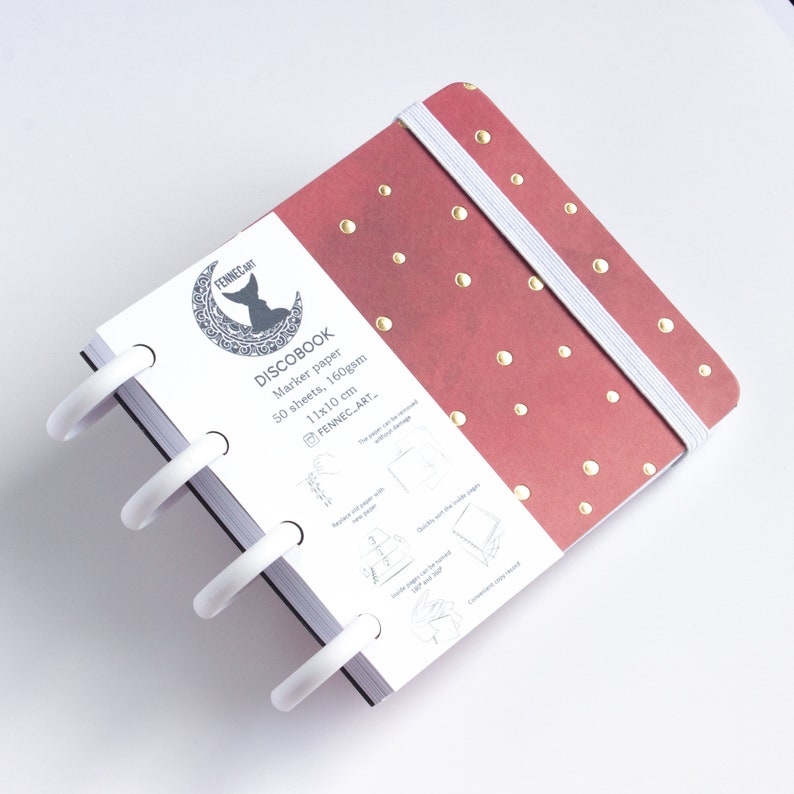 Mini Watercolor Sketchbook , Journal Handmade, Small Size 11x10cm ...