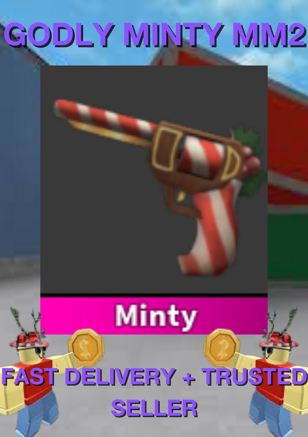 Roblox Murder Mystery 2 RARE MINTY GODLY - Etsy