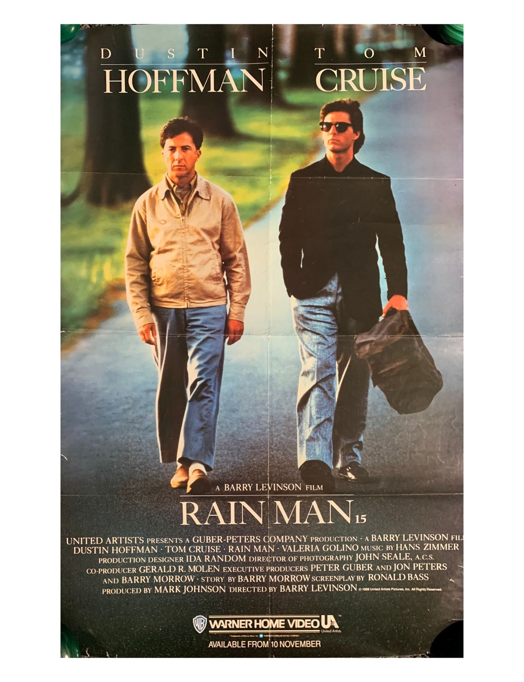 RAIN MAIN 1990 Vintage Movie Poster - Etsy