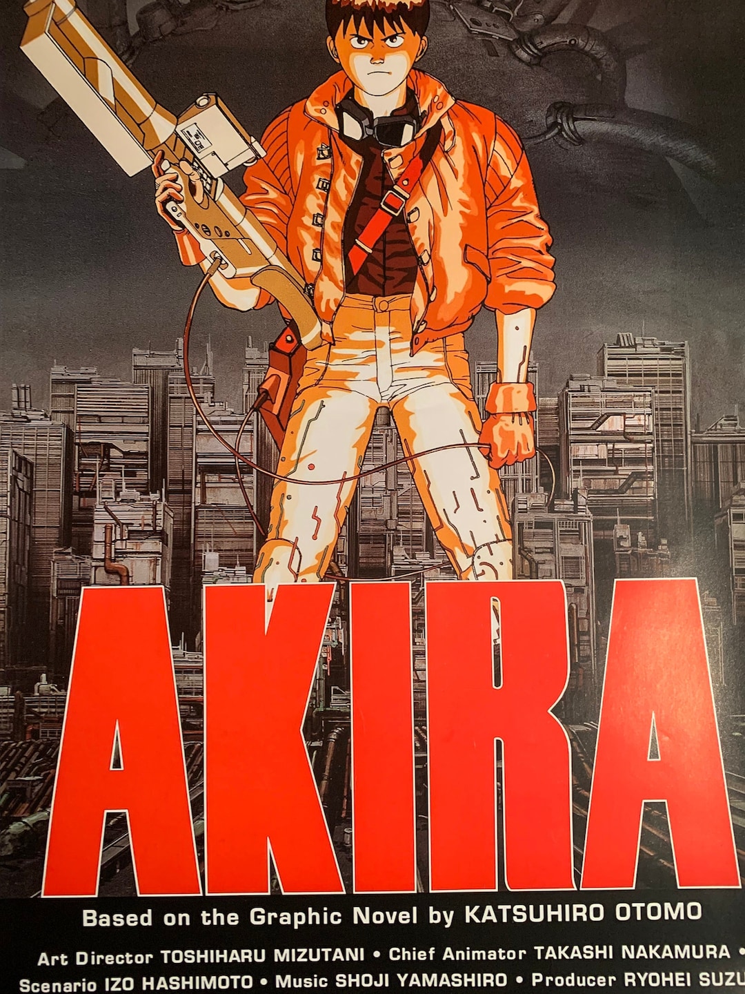 AKIRA 00s Vintage Anime Movie Poster / Promo Anime / Dragonball ...