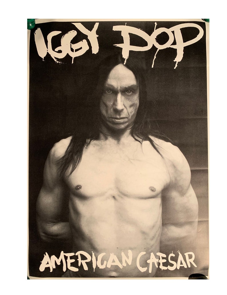 IGGY POP 90s Vintage Music Band Poster / Metallica / Fine Art Print - Etsy