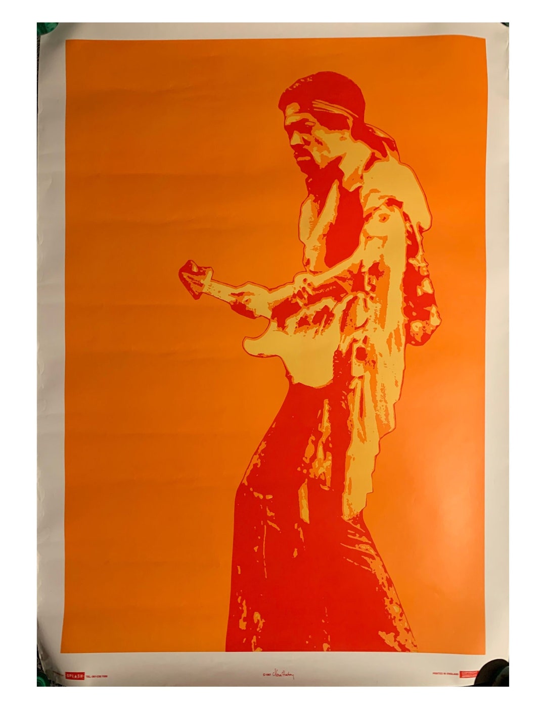 JIMI HENDRIX 1985 Vintage Music Poster - Etsy JIMI HENDRIX 1985 Vintage Music Poster - Etsy