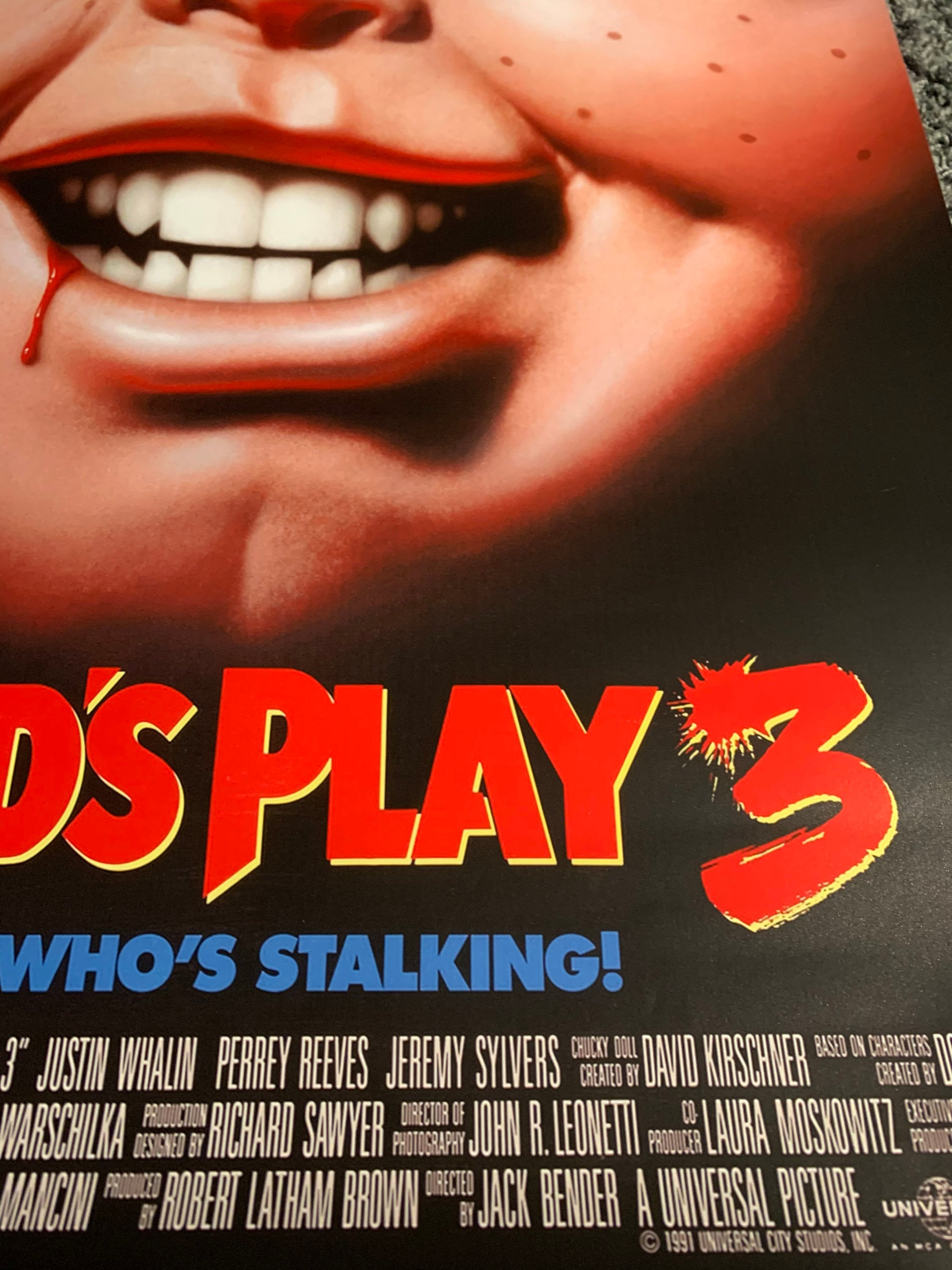 CHUCKY 00s Child's Play Vintage Horror Movie Poster - Etsy