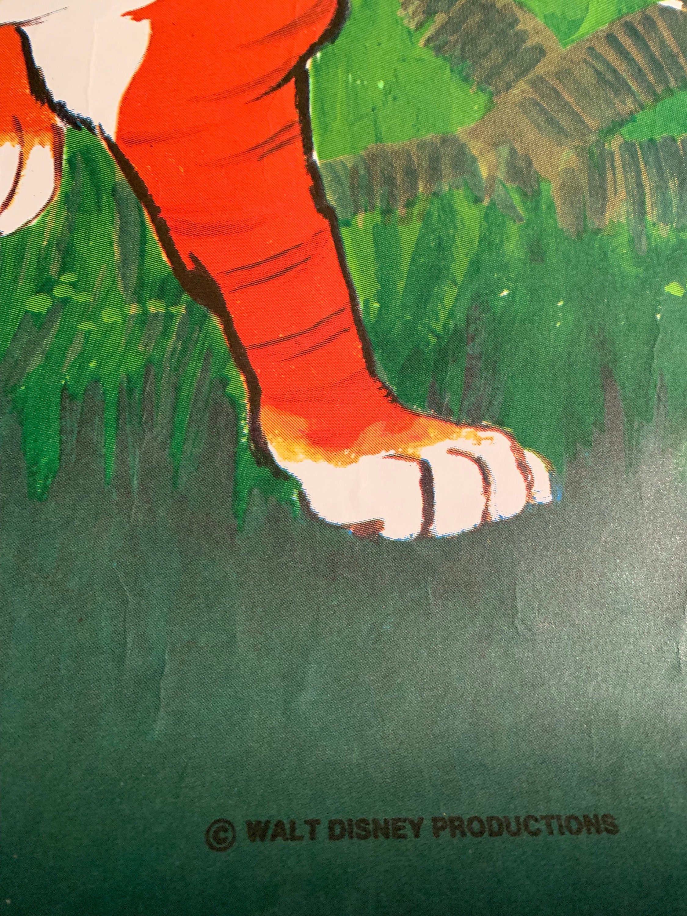 JUNGLE BOOK 80s Vintage Poster rare German Version - Etsy