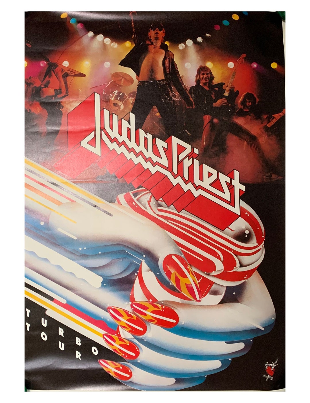 JUDAS PRIEST 90s Vintage Music Poster - Etsy