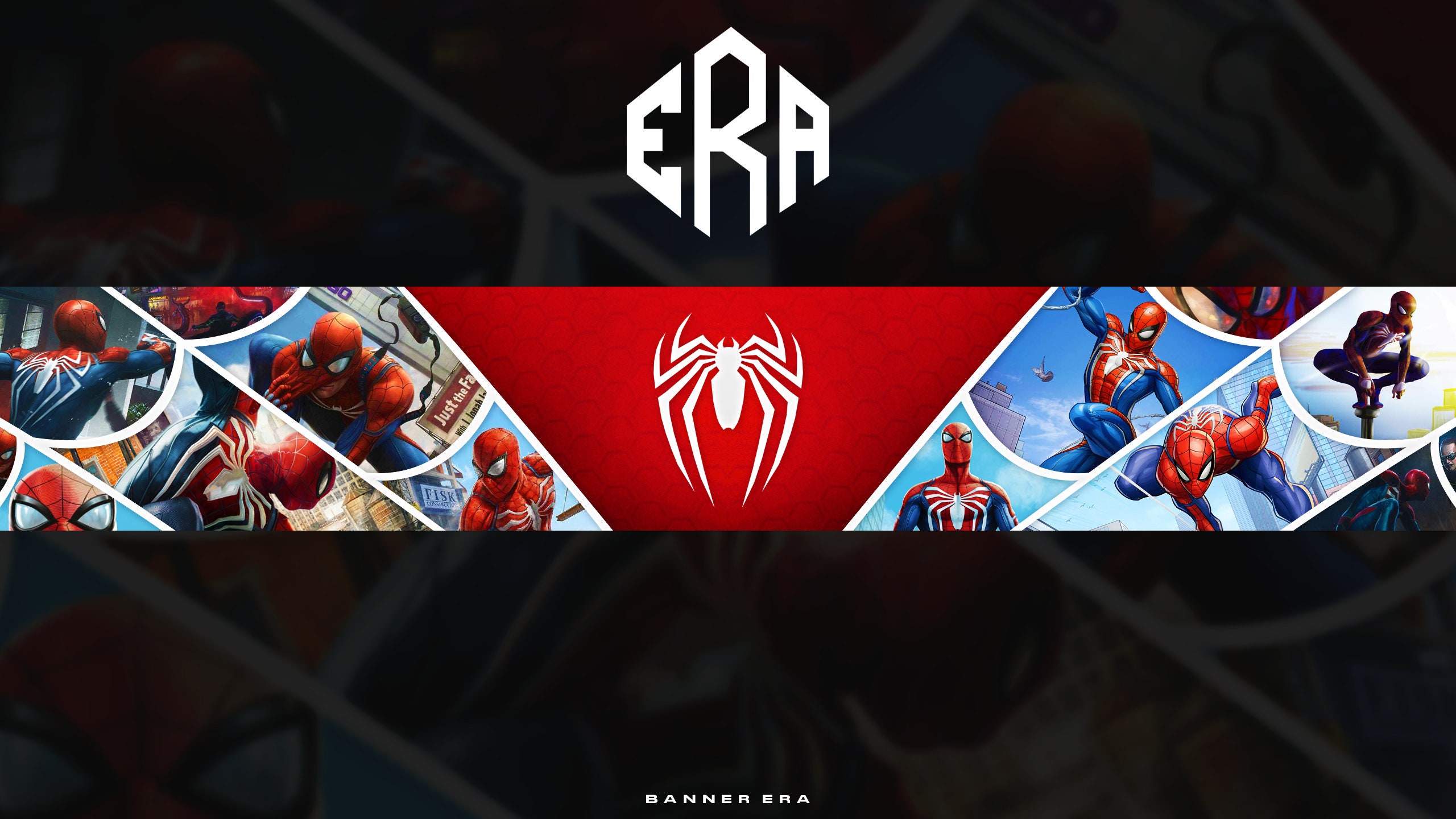 Youtube Banner Template - Marvel's Spider-man - Etsy