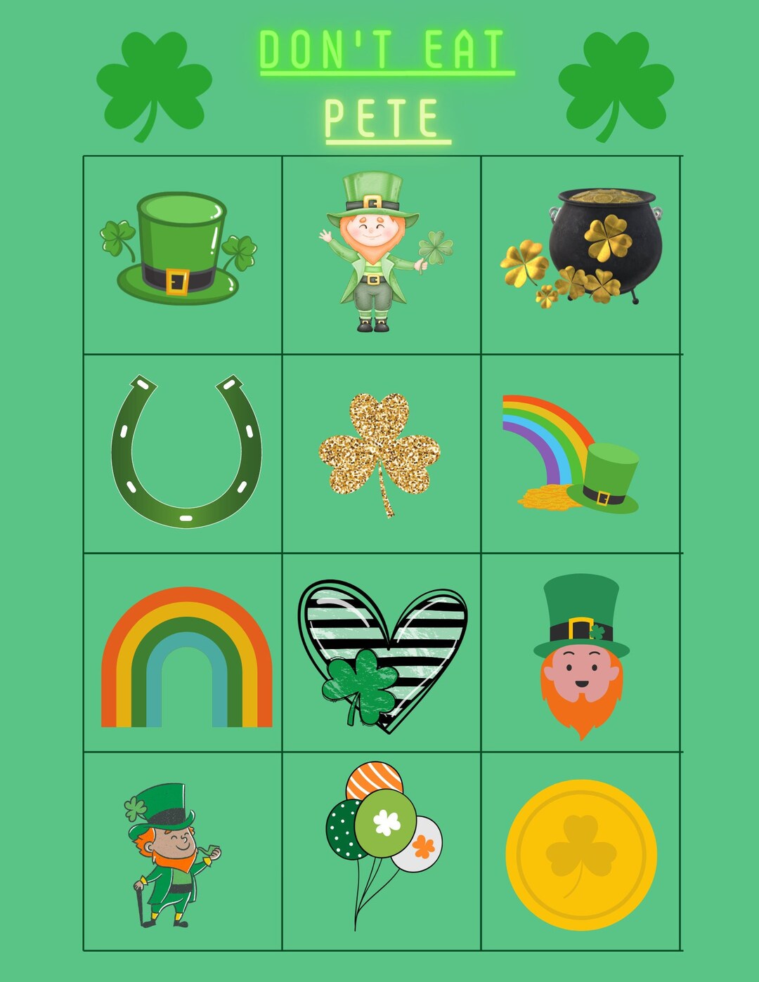 St. Patricks Day Don't Eat Pete! - Etsy