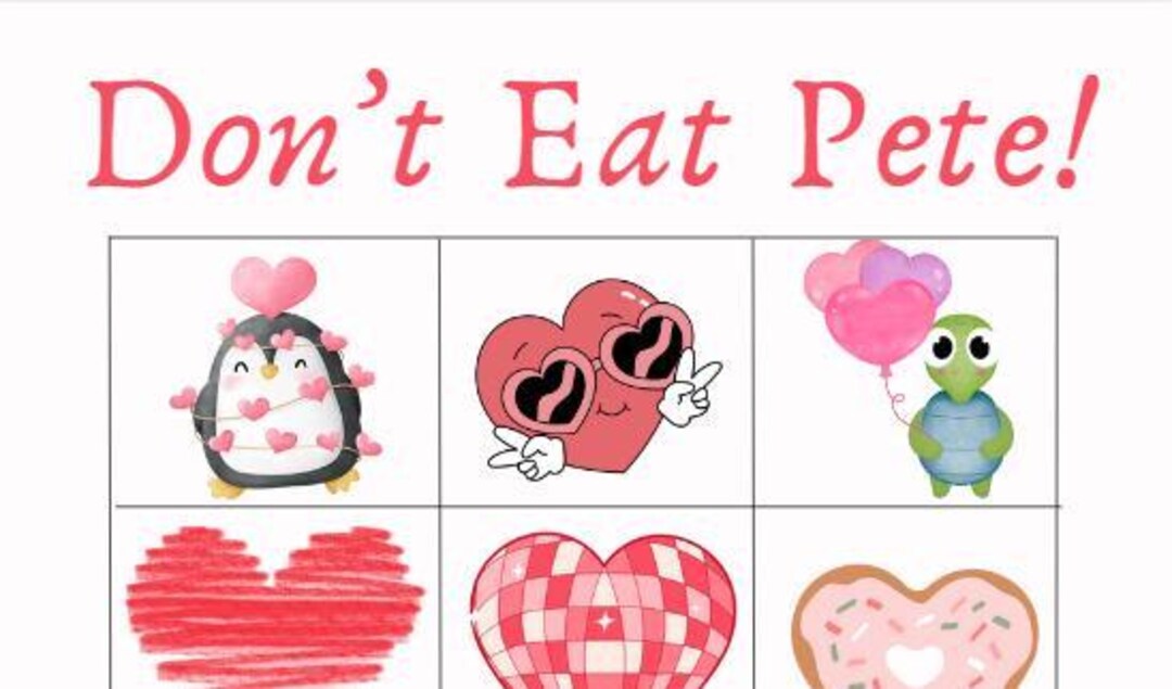 Valentines Don't Eat Pete II - Etsy