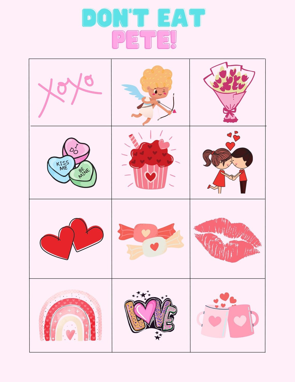 Valentines Don't Eat Pete (digital) - Etsy