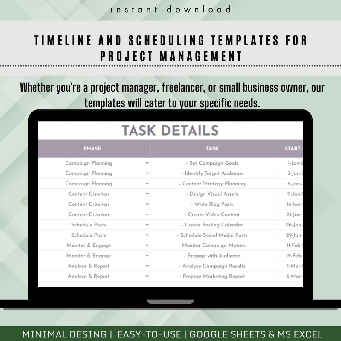 Timeline Gantt Chart Timeline Chart Template Timesheet Dashboard ...
