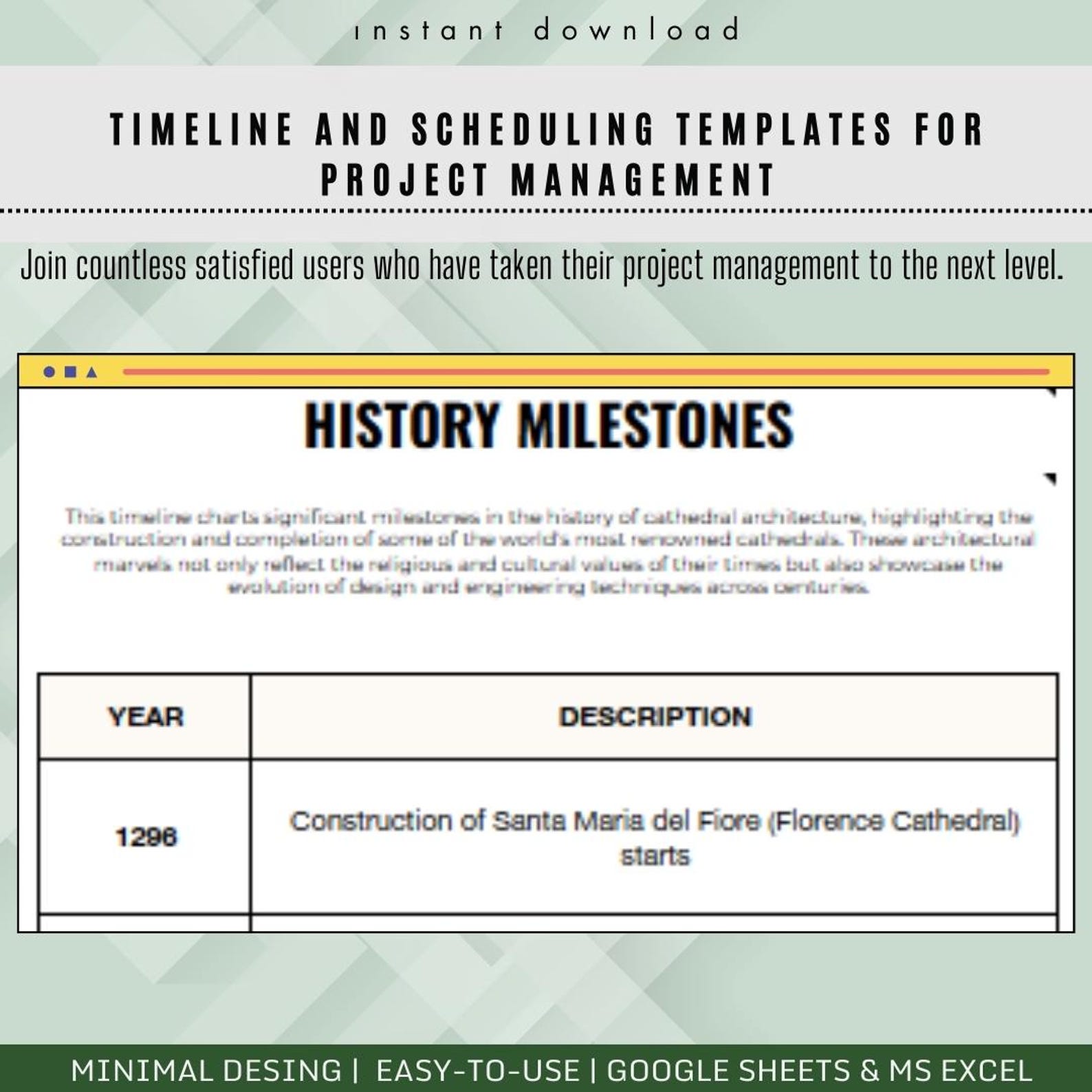 Timeline Gantt Chart Timeline Chart Template Timesheet Dashboard ...