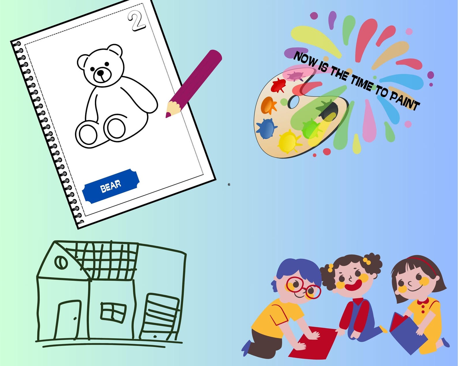 Printable Kids Coloring Book | Easy to Use Digital Download for iPad ...
