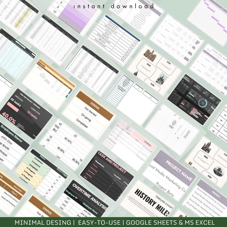 Timeline Gantt Chart Timeline Chart Template Timesheet Dashboard ...