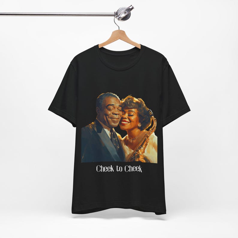 Louis Armstrong & Ella Fitzgerald Cheek to Cheek T-shirt - Vintage Jazz ...