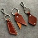 Set of 9 Keychain Digital Svg Pdf Pattern, Leather Keychain Laser Cut ...
