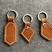 Set of 9 Keychain Digital Svg Pdf Pattern, Leather Keychain Laser Cut ...