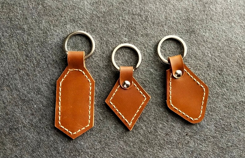 Set of 9 Keychain Digital Svg Pdf Pattern, Leather Keychain Laser Cut ...