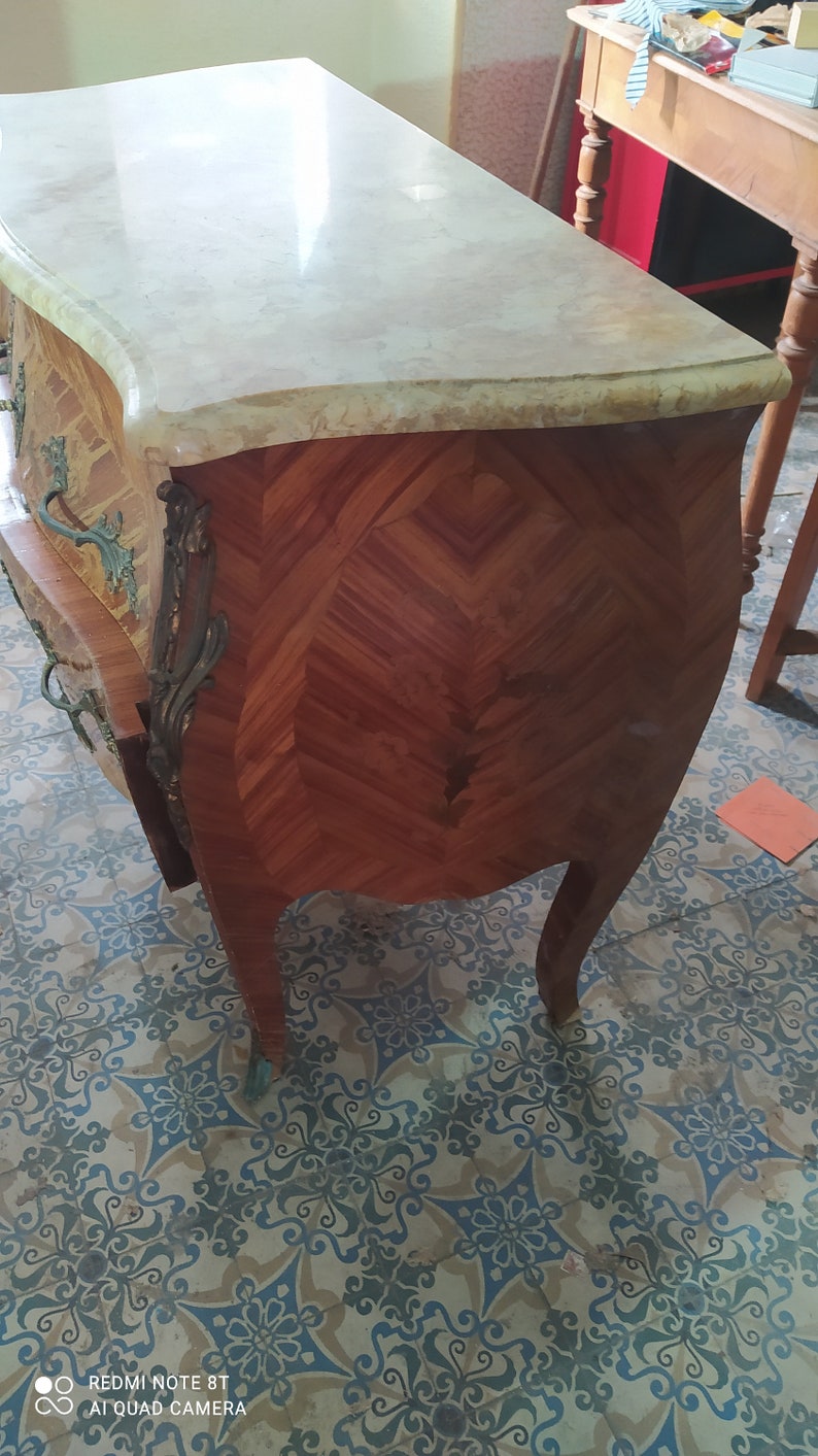 Chest of Drawers With Marble Slab - Etsy