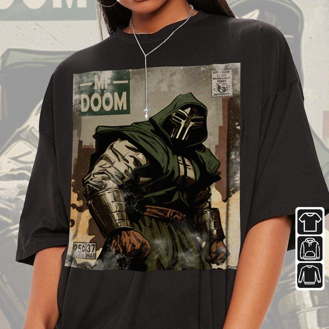 MF Doom Comic Shirt V6 MF Doom Style Comic Hip Hop 90s - Etsy