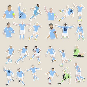 Mystery Pack of Man City Treble Winners 2022/23 Stickers or Magnets - Etsy