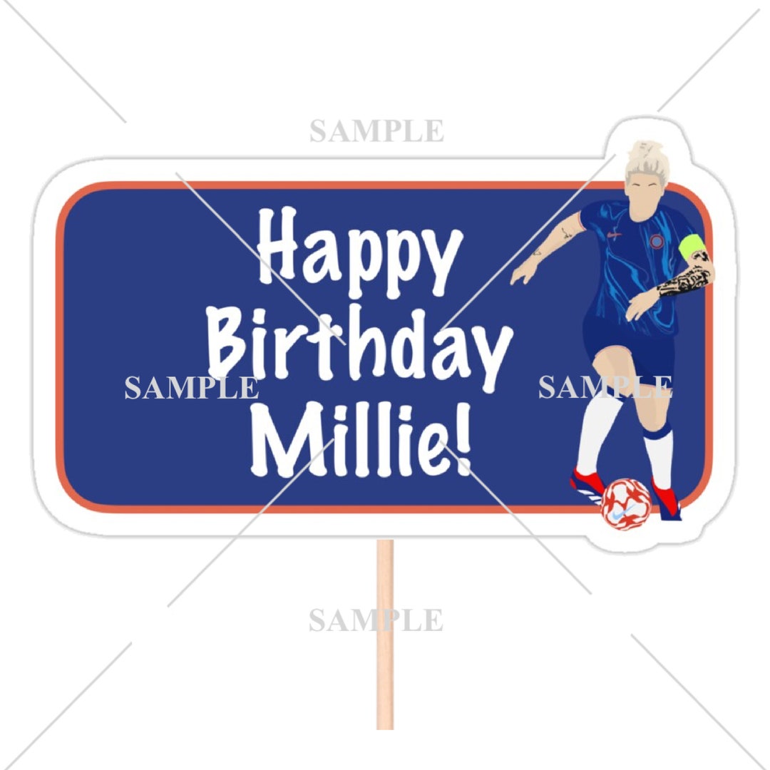 Chelsea Women Custom Cake Topper (bronze, Bright or Cuthbert) - Etsy