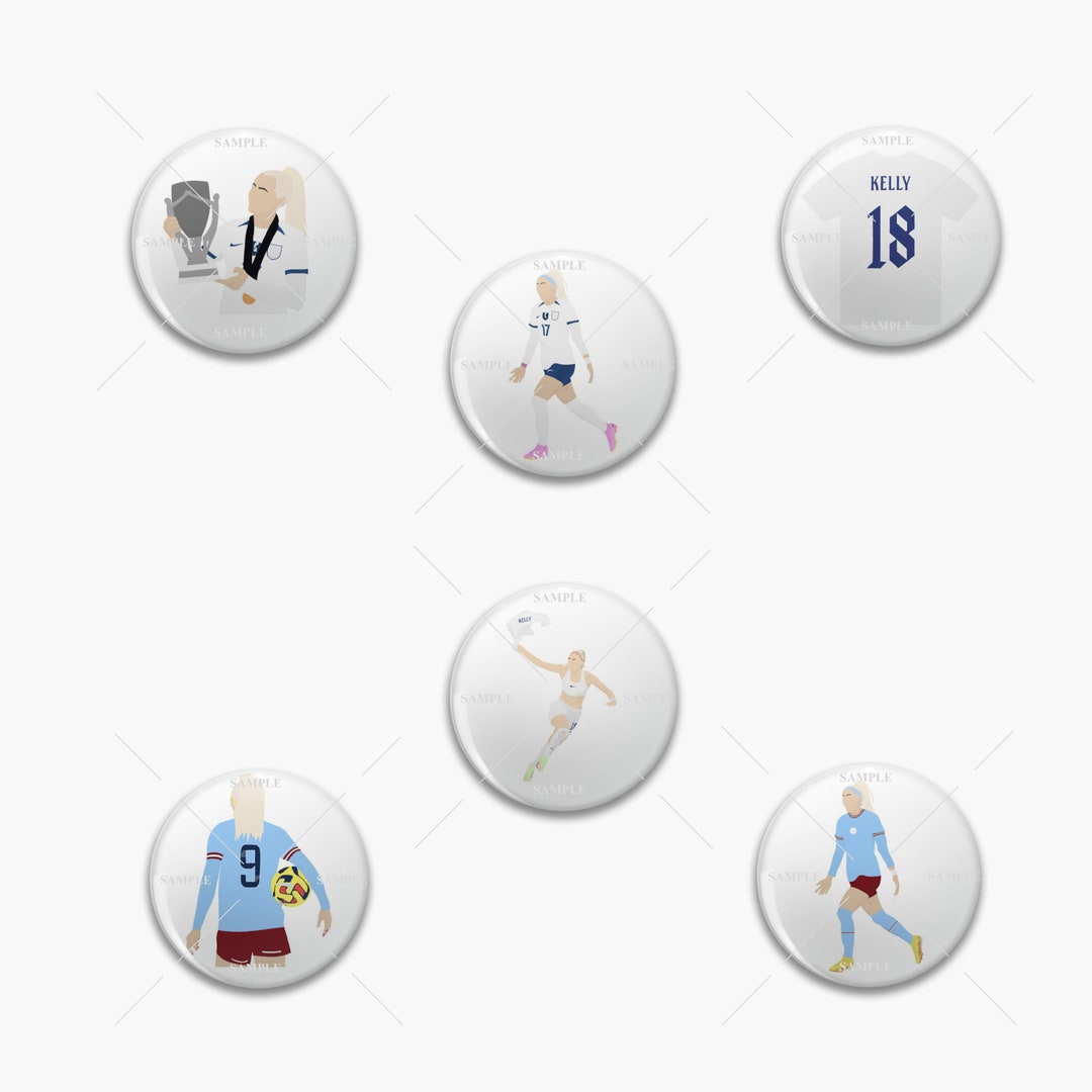 Chloe Kelly England Lionesses & Man City Pin Badges/buttons - Etsy