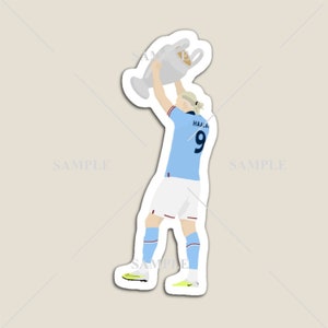 Erling Haaland for Manchester City 2022/23 Stickers/decals or Magnets ...
