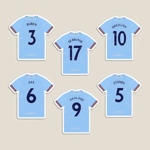 Mystery Pack of Man City Treble Winners 2022/23 Stickers or Magnets - Etsy