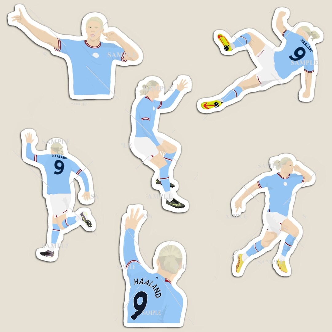Erling Haaland for Manchester City 2022/23 Stickers/decals or - Etsy