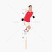 Arsenal Cupcake Toppers Set saliba, Jesus, Saka, Havertz, Odegaard ...