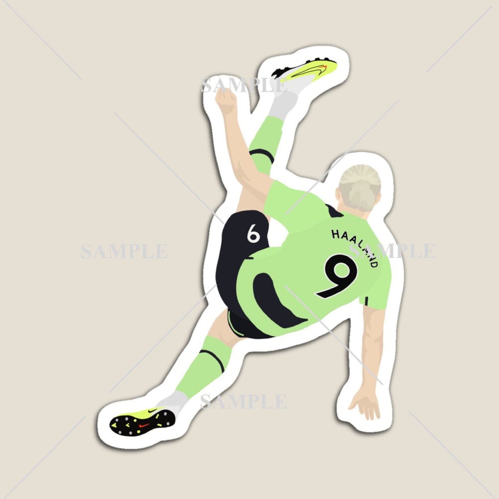 Erling Haaland for Manchester City 2022/23 Stickers/decals or Magnets ...