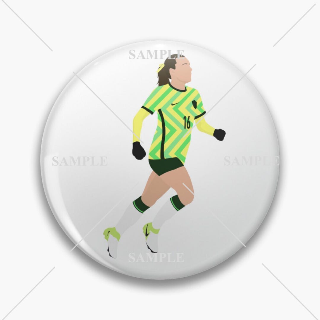 Matildas 2024 Pin Badges (kerr, Carpenter, Grant, Raso, Heyman, Nevin ...
